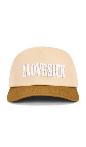 LLOVESICK Stitched Franchise Cap - Tan & Carmel