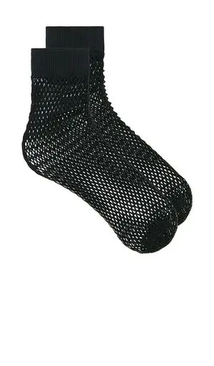 Wolford Net Socks - Black