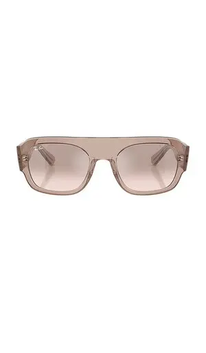 Ray-ban Translucent Shield Sunglasses - Mauve