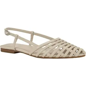 Calvin Klein Slingback Flats - Ivory