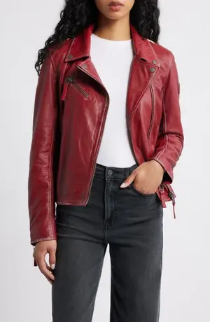 Women's Leather Moto Jackets