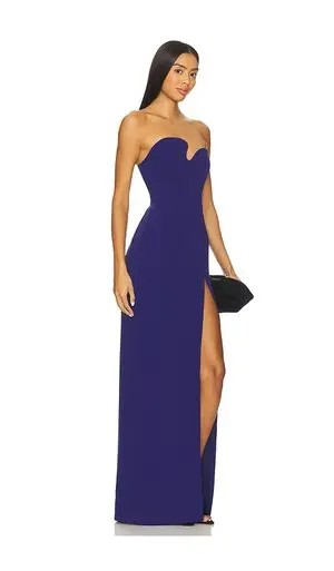 Amanda Uprichard Strapless Puzzle Gown - Galactic