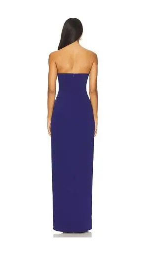 Amanda Uprichard Strapless Puzzle Gown - Galactic