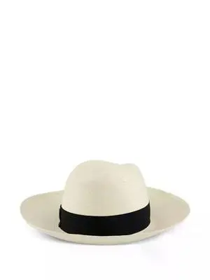 Borsalino Claudette Wide-brim Hat - White