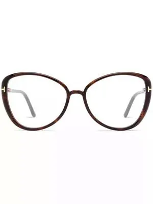 TOM FORD Cat-eye Eyeglasses - Brown