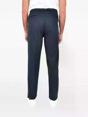 Boglioli Pinstripe Drawstring Trousers