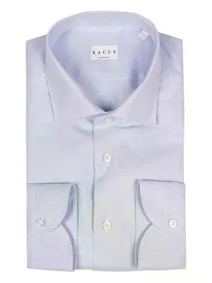 XACUS Buttoned Patterned Shirt - Blue