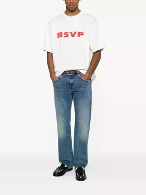 Blk Dnm Straight Leg Jeans