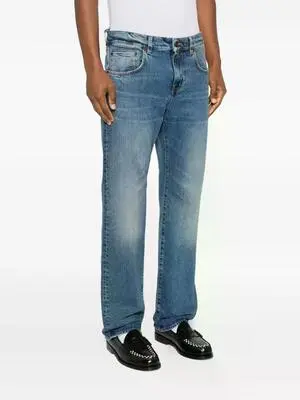 Blk Dnm Straight Leg Jeans