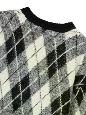 STUDIO TOMBOY Argyle-pattern Sweater