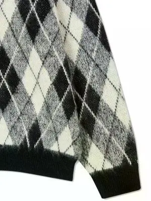 STUDIO TOMBOY Argyle-pattern Sweater