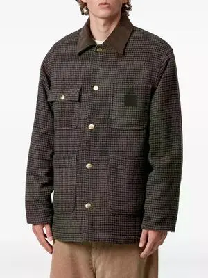 Carhartt Work In Progress Corduroy-collar Check Coat