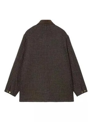 Carhartt Work In Progress Corduroy-collar Check Coat