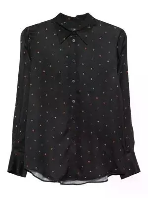 Paul Smith Printed Buttoned Top