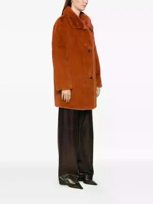 Paul Smith Faux Fur Single-button Coat