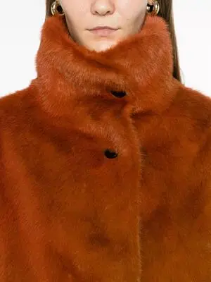 Paul Smith Faux Fur Single-button Coat