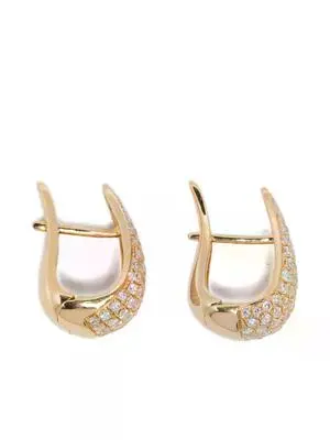 ANITA KO 18k Yellow Small Claw Diamond Earrings - Gold