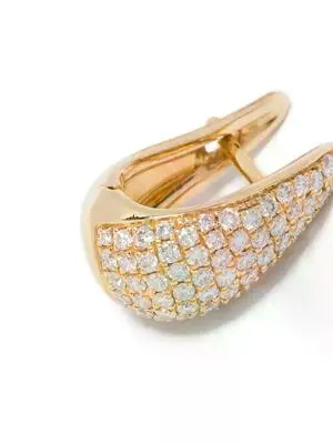 ANITA KO 18k Yellow Small Claw Diamond Earrings
