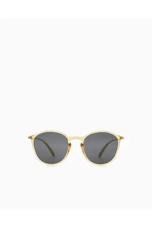 Giorgio Armani Panto Sunglasses - Yellow