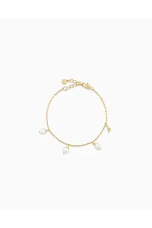 Emporio Armani Gold-tone Brass Bracelet - Red