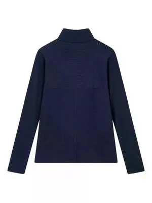 STUDIO TOMBOY High-neck Corduroy Sweater - Blue