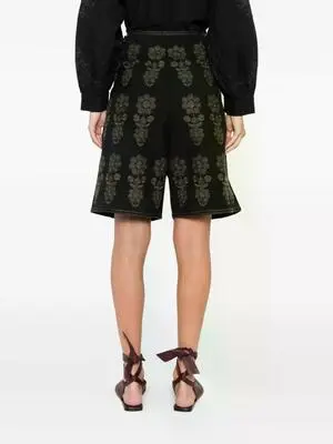 Antik Batik Floral Embellished Shorts