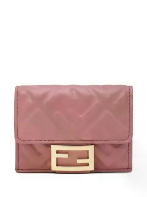 Fendi Quilted Logo Wallet