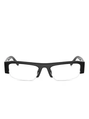 Miu Miu Rectangle-frame Glasses - Black