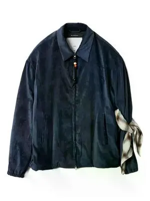 SONG FOR THE MUTE Bandana-detail Jacket - Blue