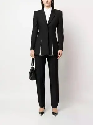 Givenchy Wool-mohair Blazer With Shoulder Pads