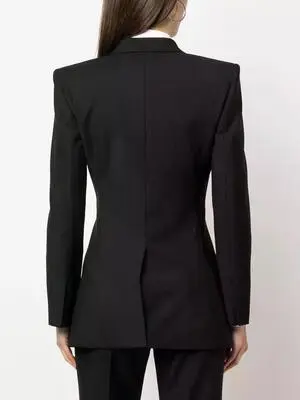 Givenchy Wool-mohair Blazer With Shoulder Pads
