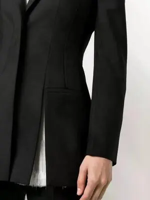 Givenchy Wool-mohair Blazer With Shoulder Pads