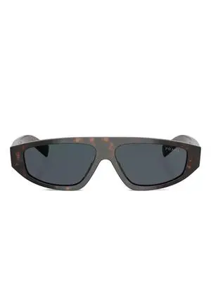 Prada Geometric Sunglasses - Brown