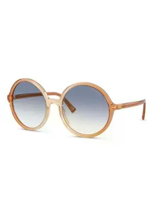 Miu Miu Round-frame Sunglasses - Neutrals