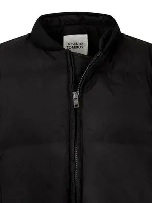 STUDIO TOMBOY Zip-up Gilet - Black