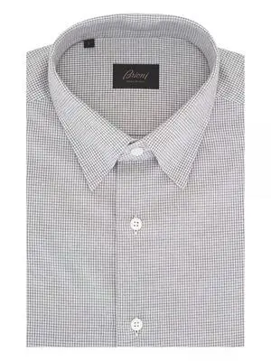 BRIONI Houndstooth-pattern Shirt