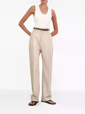 Wardrobe.NYC Buckle Leather Belt - Brown