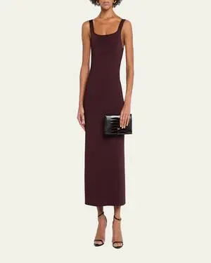 TOM FORD Organizer Shoulder Bag In Croc-embossed Leather