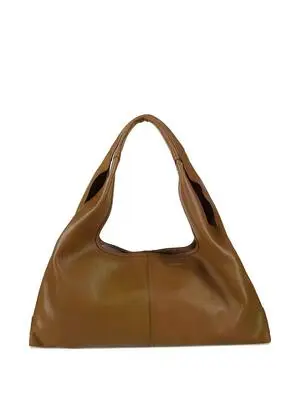 AMI Paris Etienne Leather Shoulder Bag - Brown