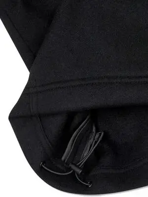STUDIO TOMBOY Half-zip Wool-blend Hoodie
