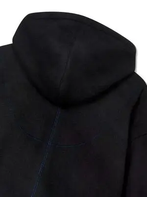 STUDIO TOMBOY Half-zip Wool-blend Hoodie