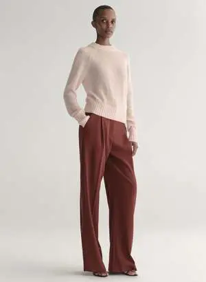 A.L.C. Frankie Brushed Alpaca Sweater - Soft Pink Blush