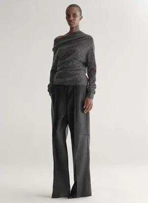 A.L.C. Freya Brushed Alpaca Sweater - Charcoal