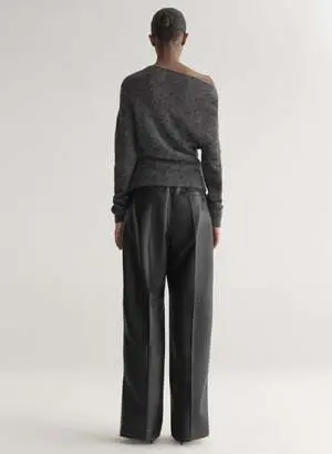 A.L.C. Freya Brushed Alpaca Sweater - Charcoal