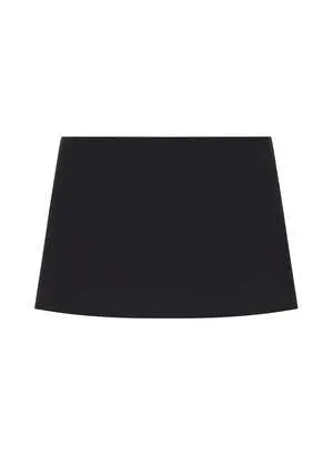 A.L.C. Edie Tuxedo Stripe Mini Skirt - Black