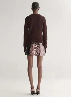 A.L.C. Cleo Sequin Mini Skirt
