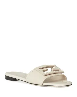 Fendi Slides Flats For Women