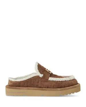 Fendi Apre Chic Shearling Lined Mules