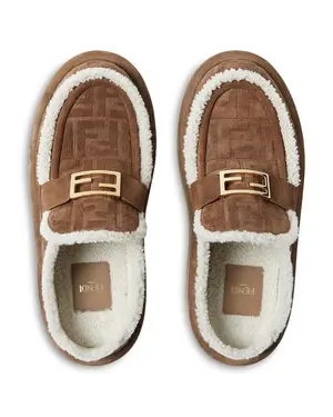 Fendi Apre Chic Shearling Lined Mules