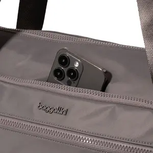 BAGGALLINI Park Ave Overnight Tote Bag - Smoke Twill
